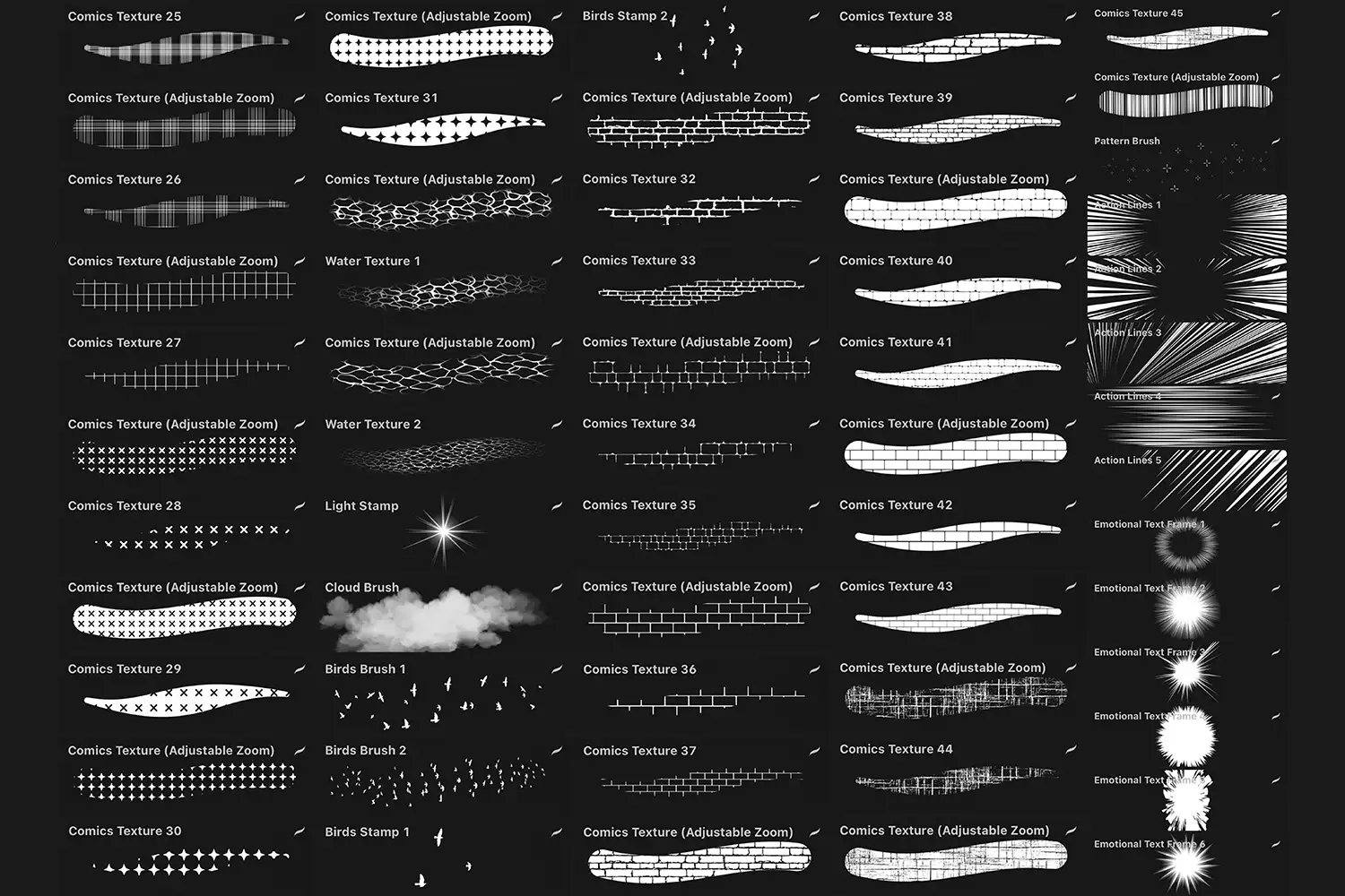 100+ Manga Brushes for Procreate Free Download