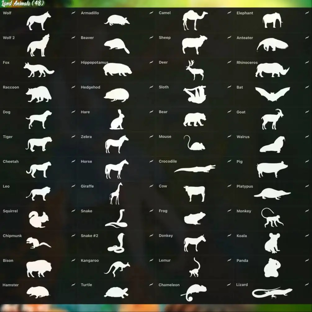 Animals Brushes, Texture (Procreate) - Free Download