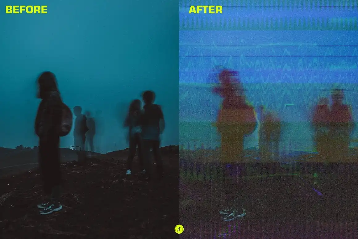 Bad Signal Photo Effect Free Download