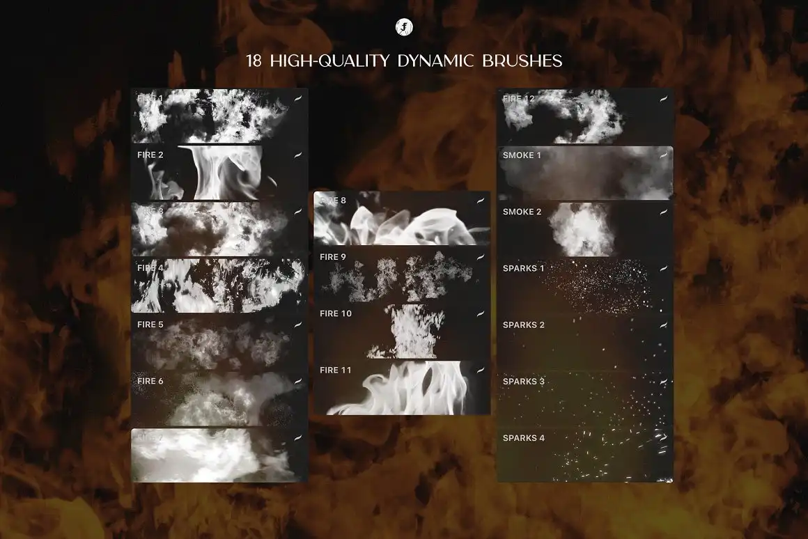 Fire Procreate Brushes Free Download