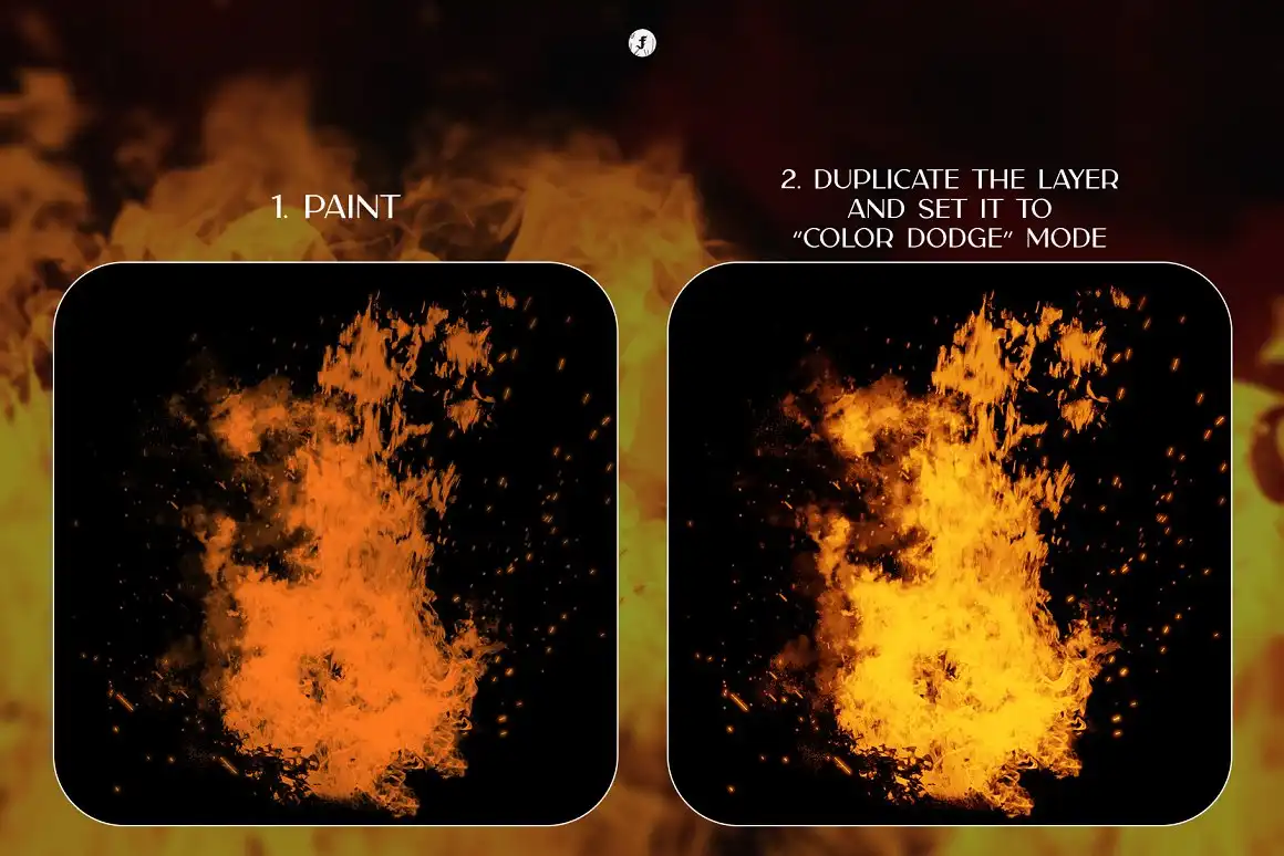 Fire Procreate Brushes Free Download