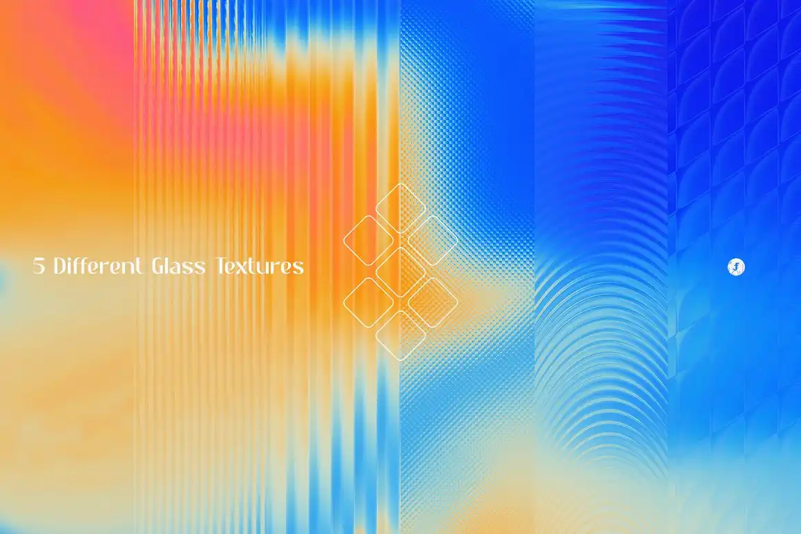 Gradient Glass Backgrounds - Free Download
