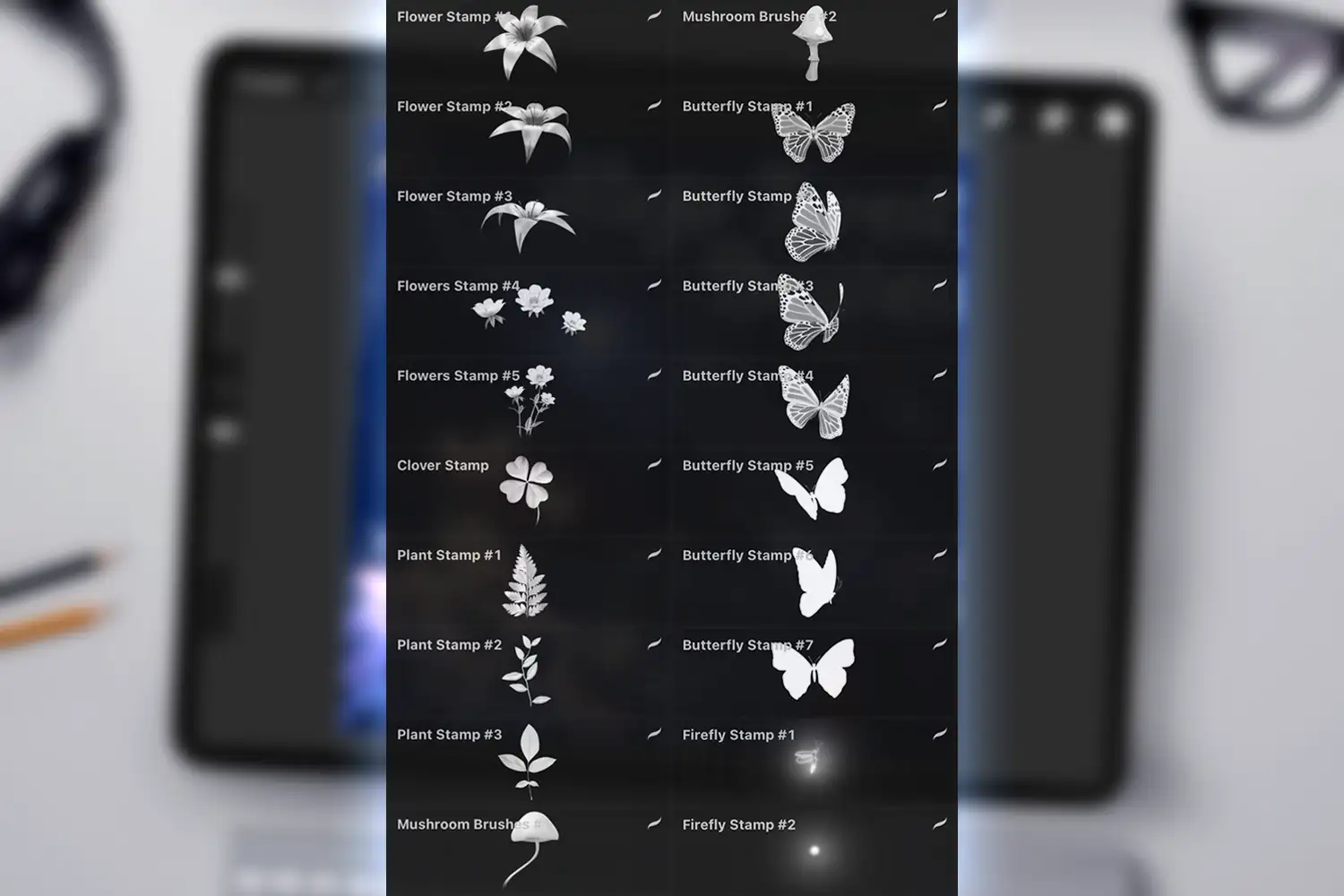 Magic Forest Brushes for Procreate Free Download