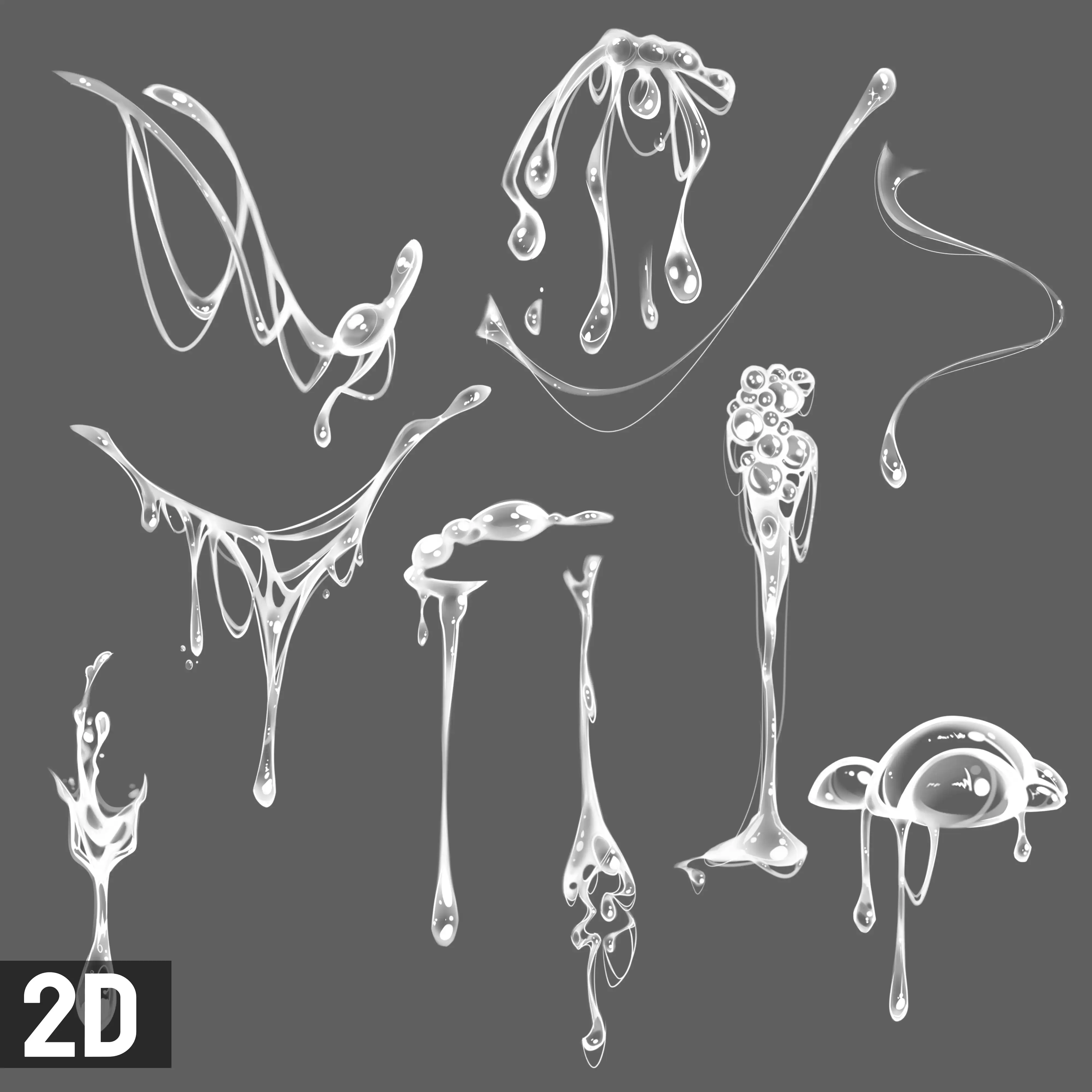Milk Brushes for Procreate (Realistic + 2D) #2 - Brushes Pack