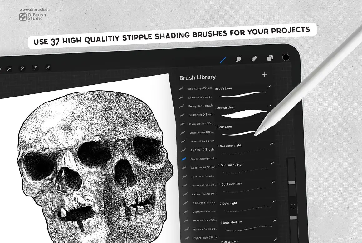 Procreate - Stipple Shading Studio Free Download