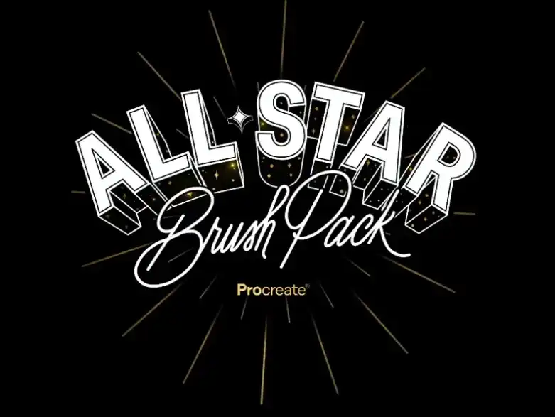 All Star Brush Pack For Procreate Free Download