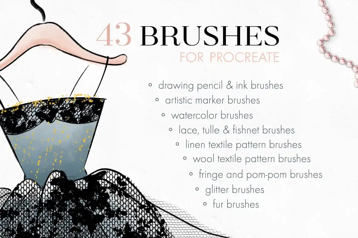 Procreate Fashion Illustration Set Free Download