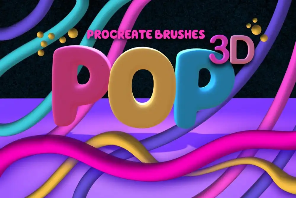 Pop 3D Procreate Brushes - Brushes Pack