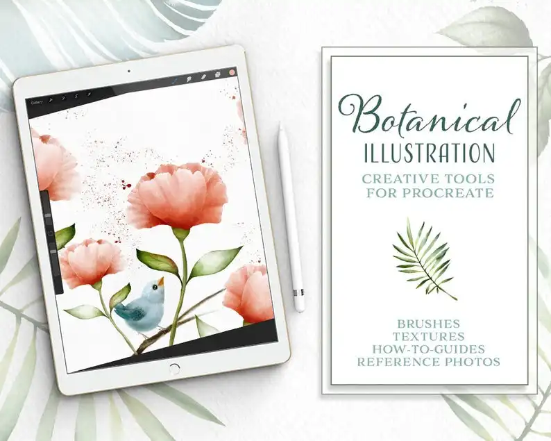 Procreate Watercolor Botanical Kit Free Download