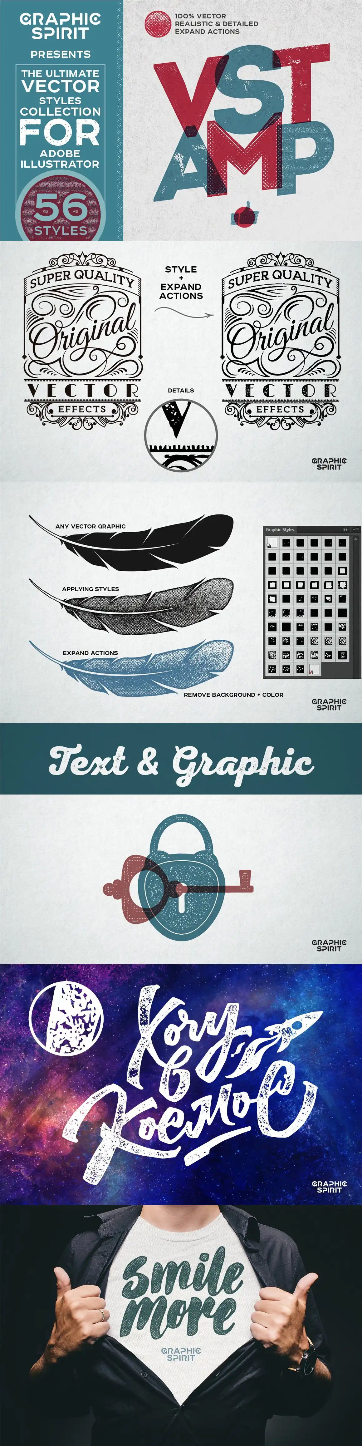 VSTAMP — Vector Stamp Effects Styles Free Download