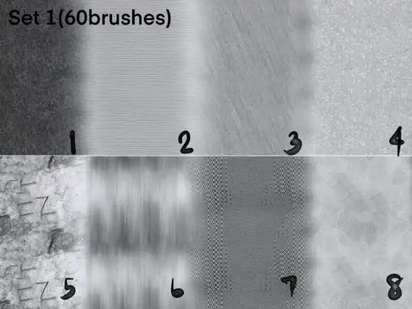 60 Paper Texture Brushes for Procreate - Brushes Pack