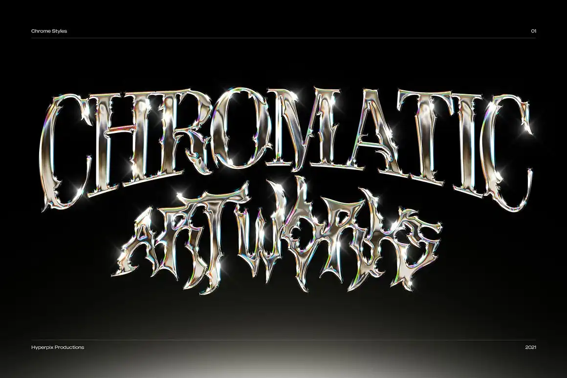 Chrome Text Styles Vol.2 Free Download