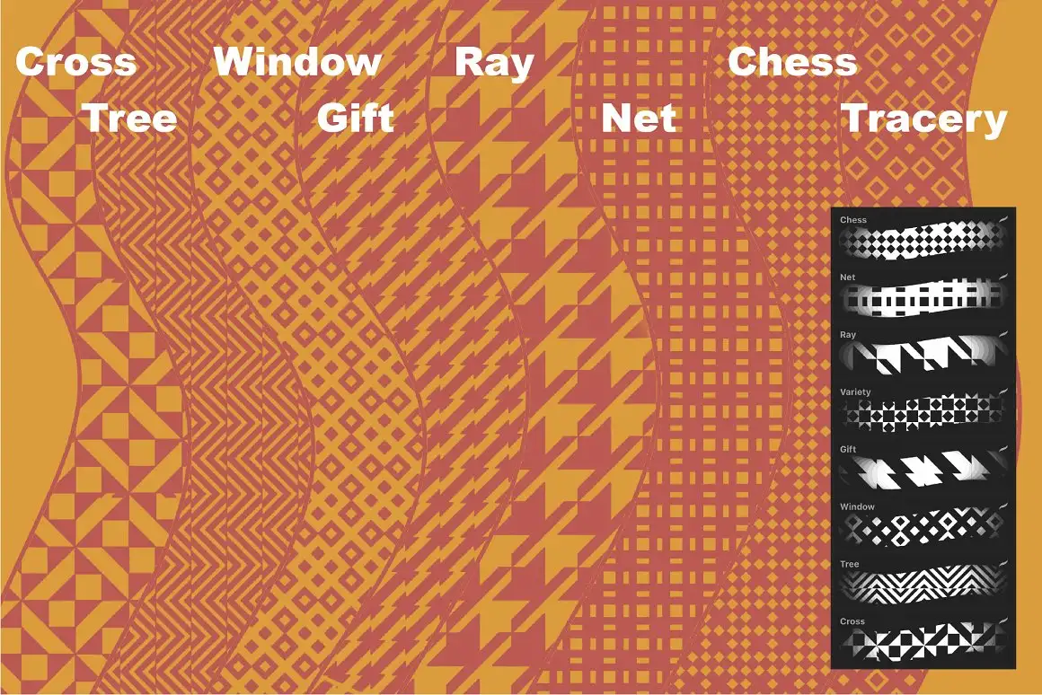 Easy Geometry Brushes For Procreate Free Download