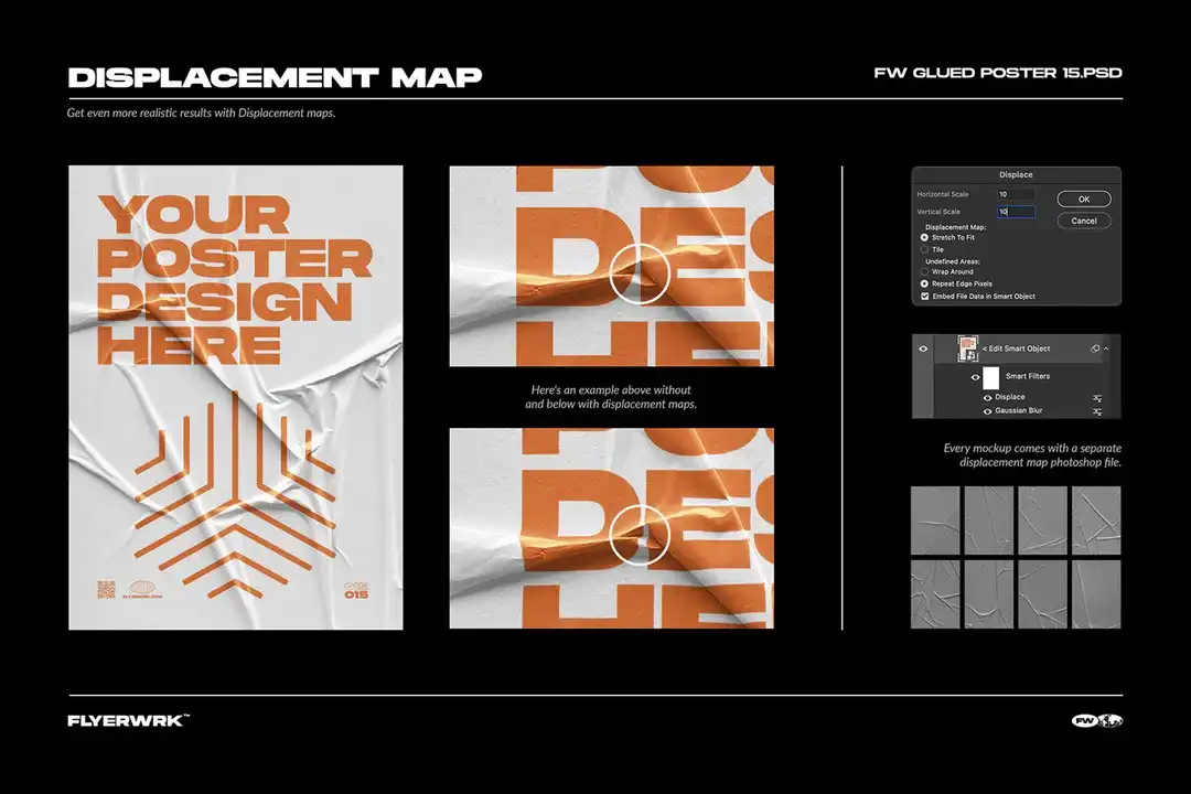 GLUED POSTER TEXTURES Free Download