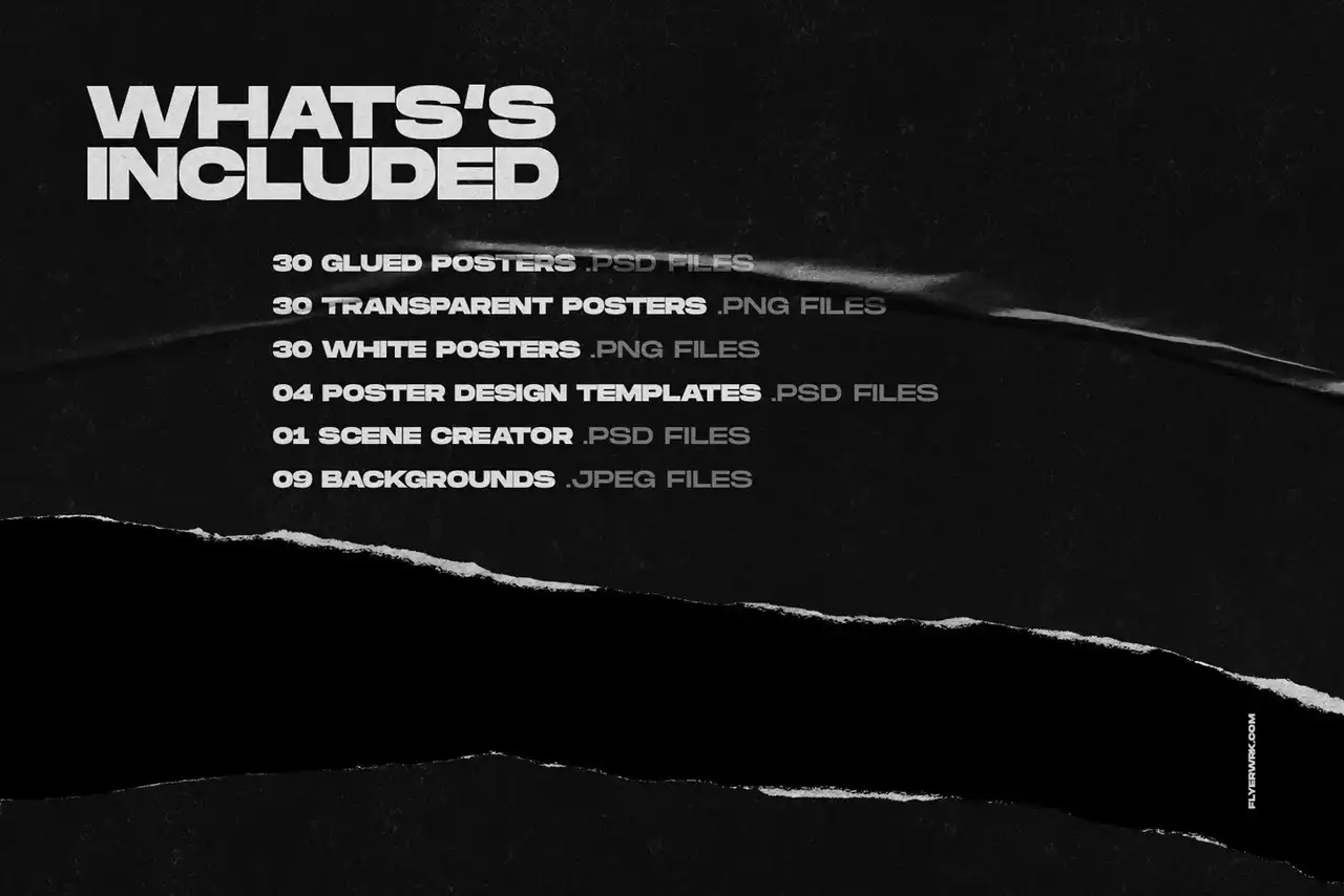 GLUED POSTER TEXTURES Free Download