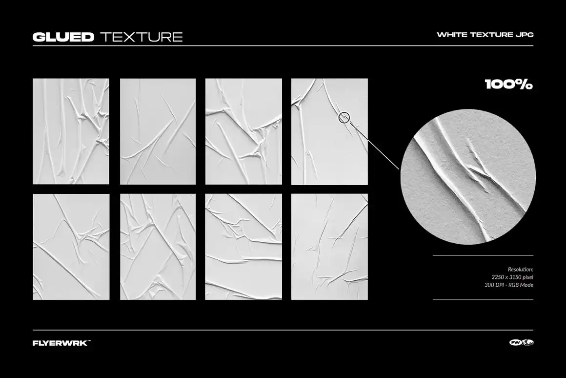 Free Download GLUED POSTER TEXTURES