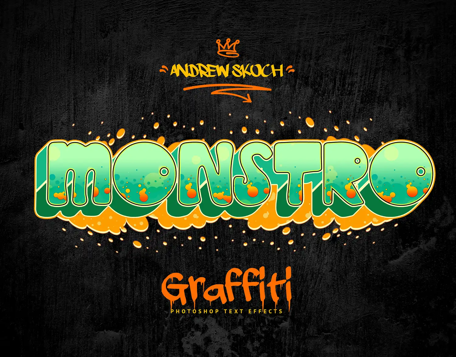 Graffiti Text Effects - 10 PSD - vol 3 Free Download