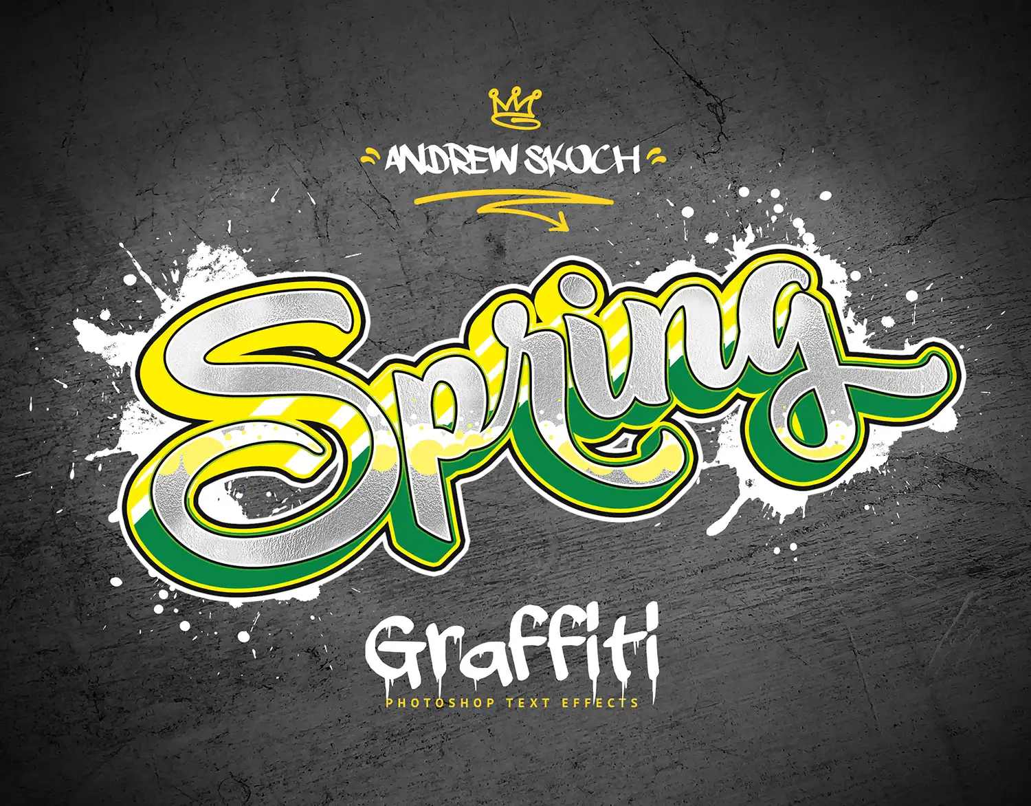 Graffiti Text Effects - 10 PSD - vol 3 Free Download