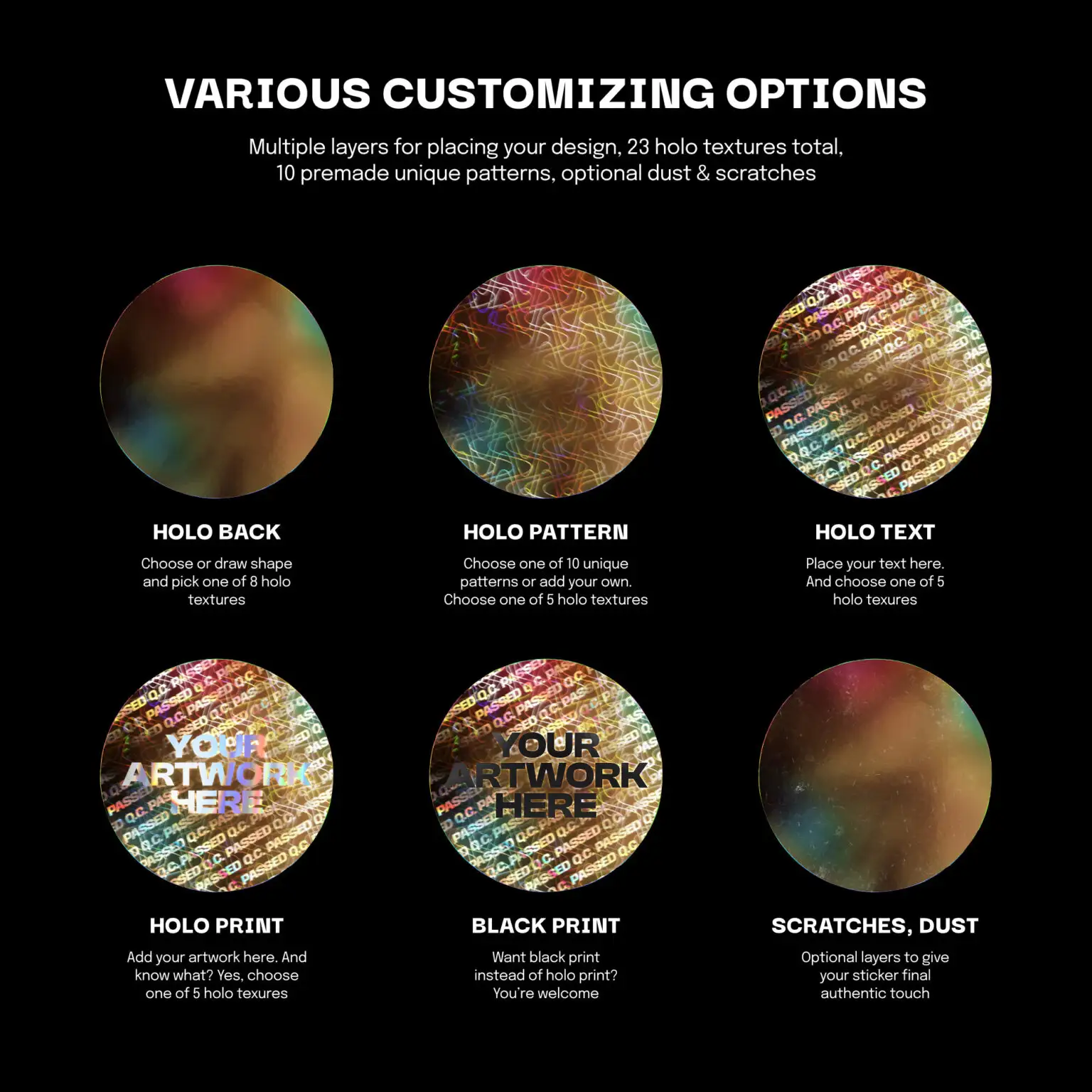 Holo Sticker Generator Free Download