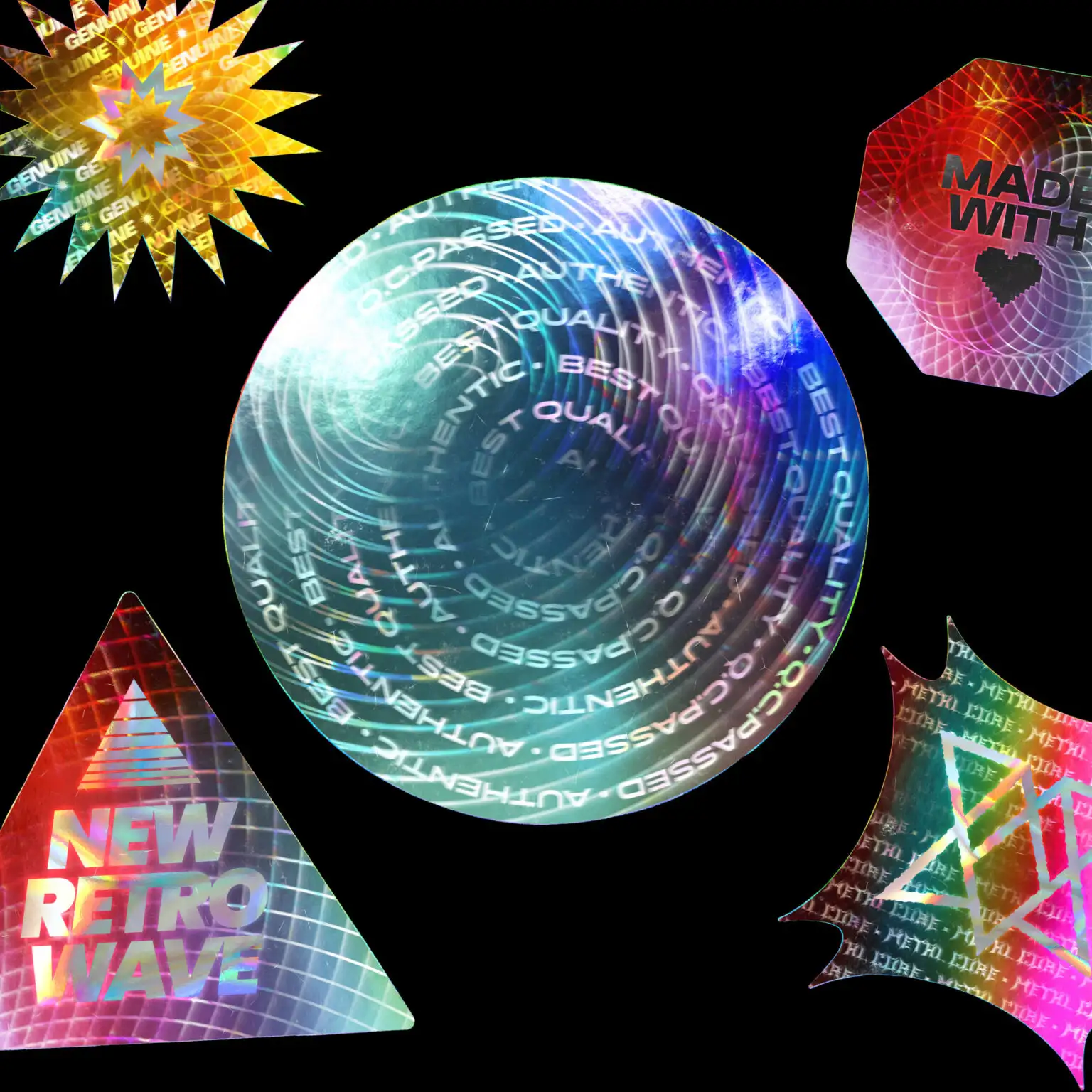 Holo Sticker Generator Free Download