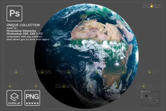 Planets Photoshop Overlay & Space Free Download