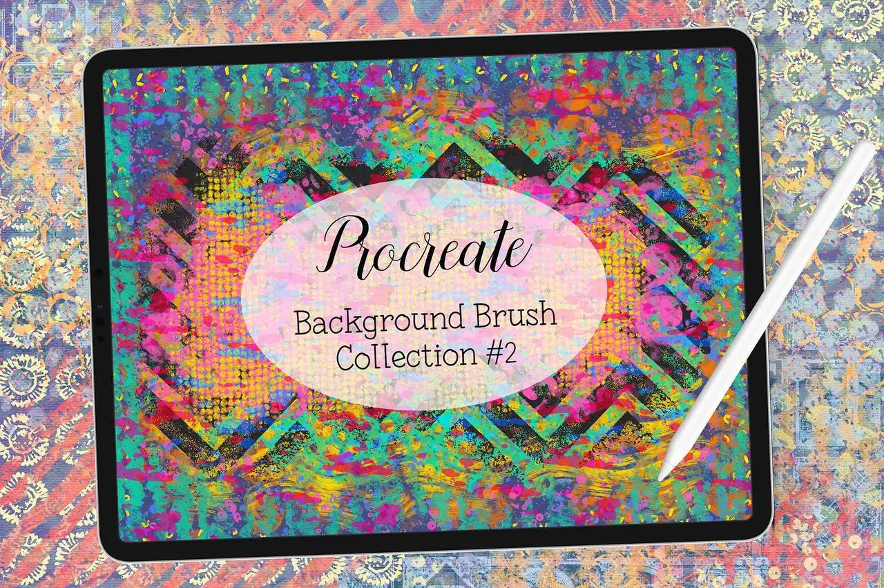 Procreate Background Brushes Set 2 Free Download