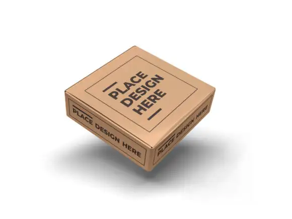 Small Square Box Packaging Mockup Bundle Free Download