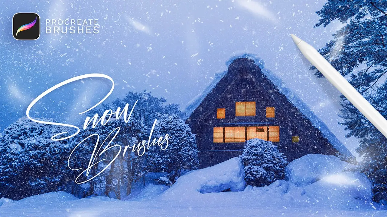 Snow Procreate Brushes - Free Download
