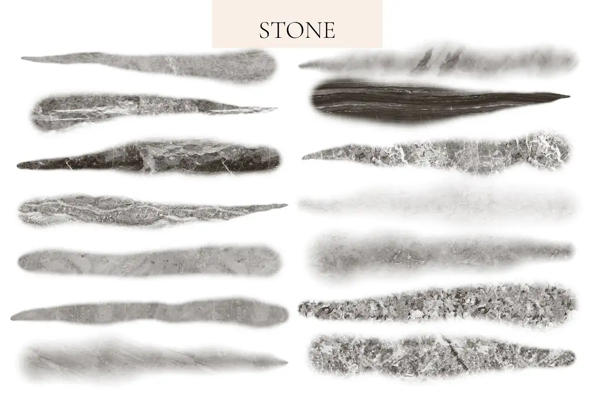 Stone & Marble Brushes for Procreate - Brushes Pack