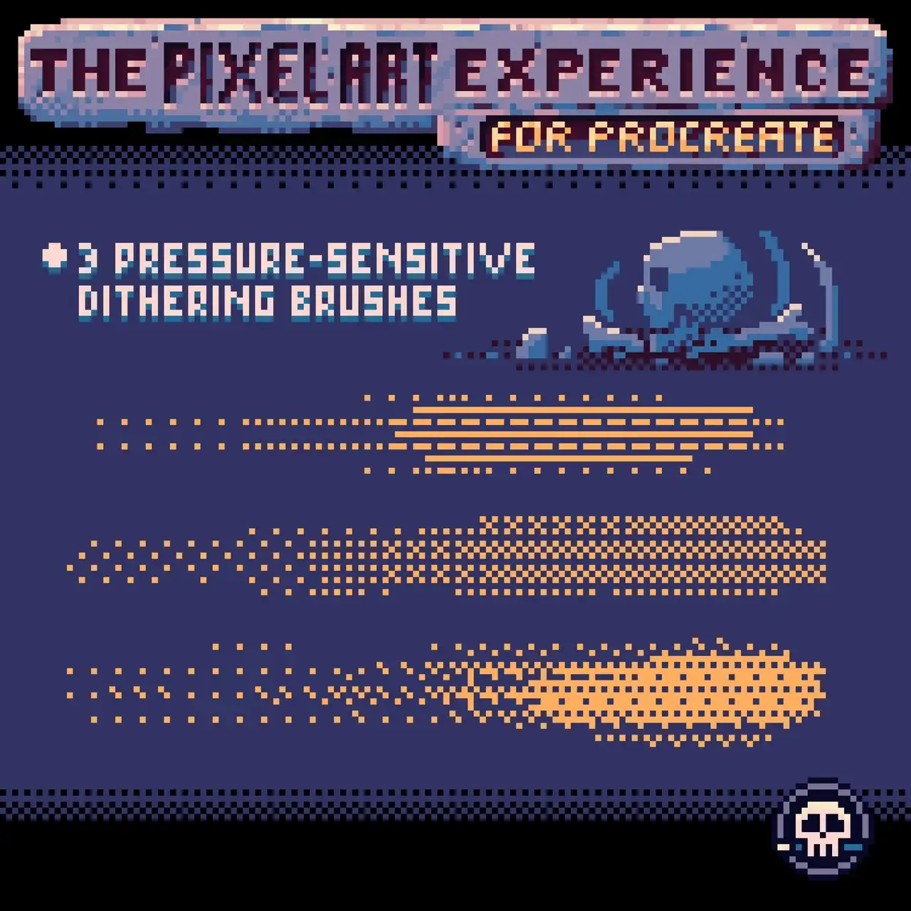 The Pixel Art Experience Brush Set for Procreate Free Download