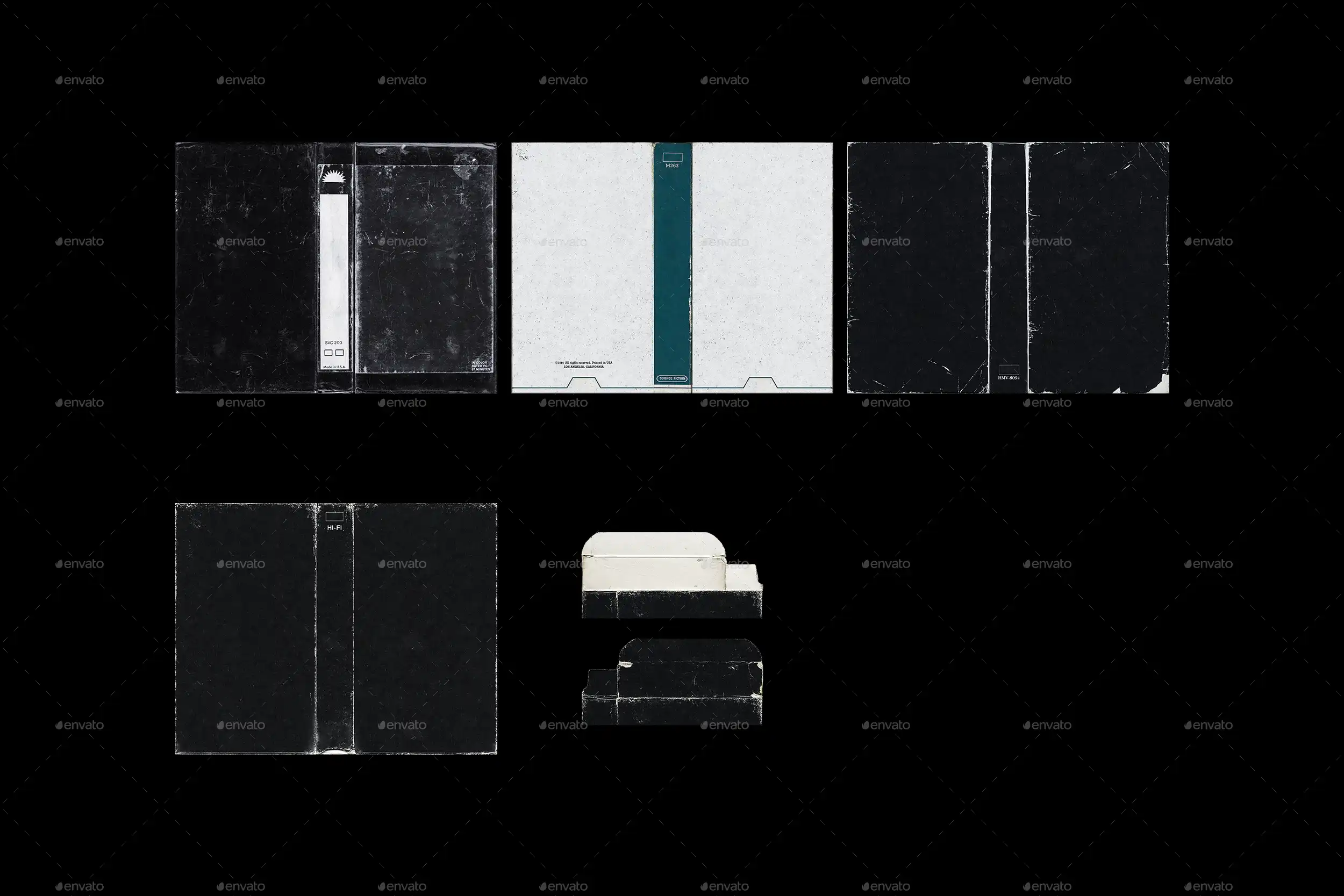 VHS Cassette Box Paper Texture Free Download