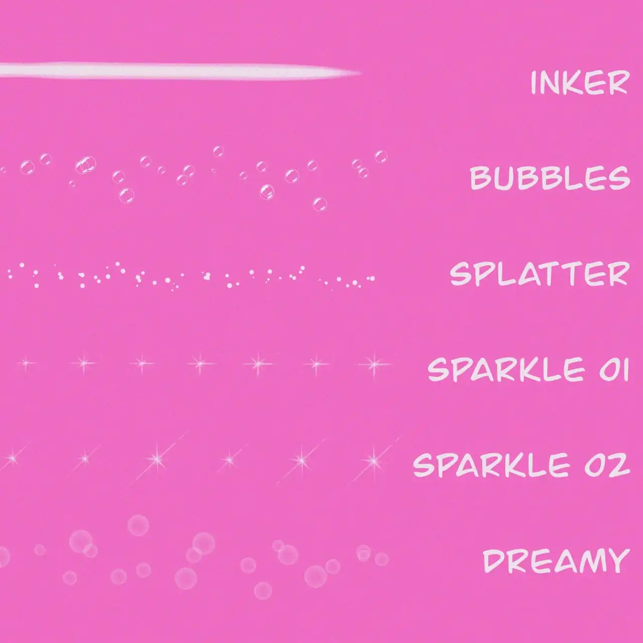 Vintage Cartoon Brush Set for Photoshop and Procreate Free Download