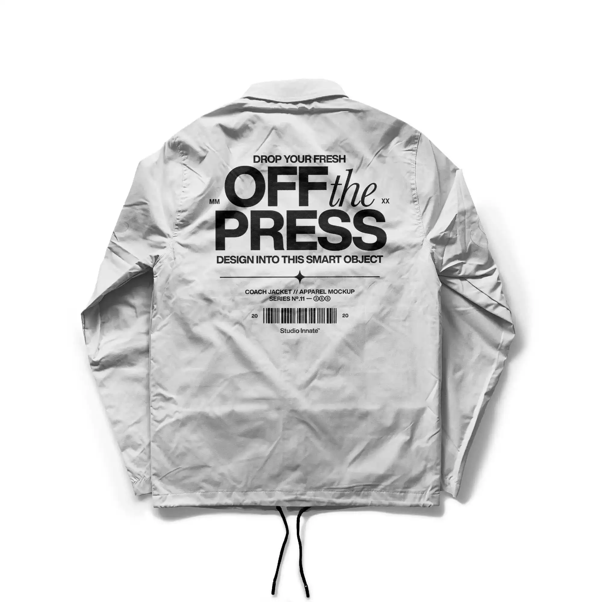 Coach Jacket Mockup Free Download