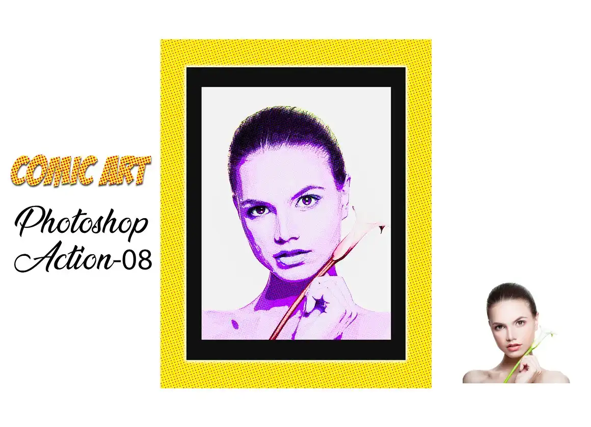 Comic Art Photoshop Action - Free Download