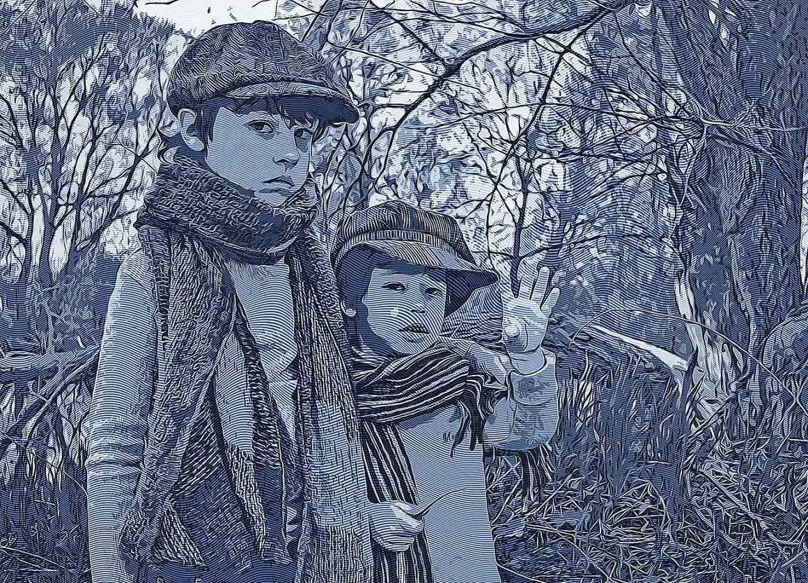 Engraving Style Photoshop Action Free Download