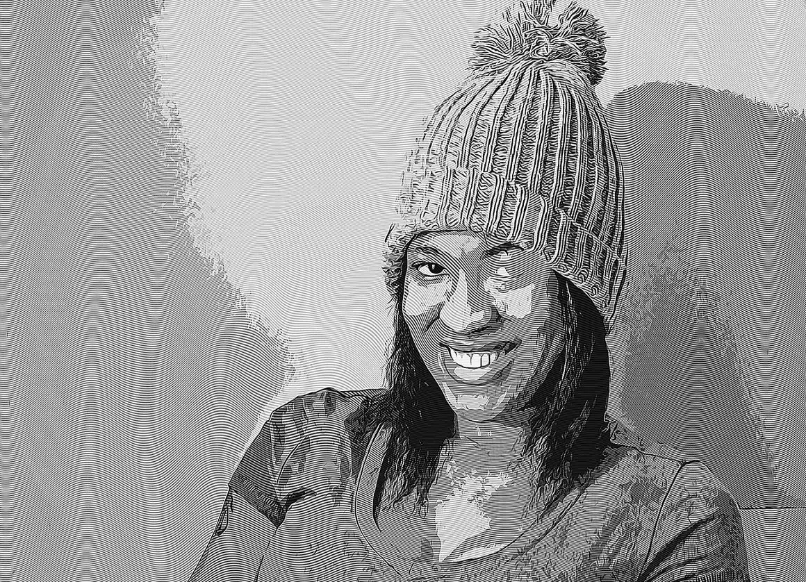 Engraving Style Photoshop Action Free Download