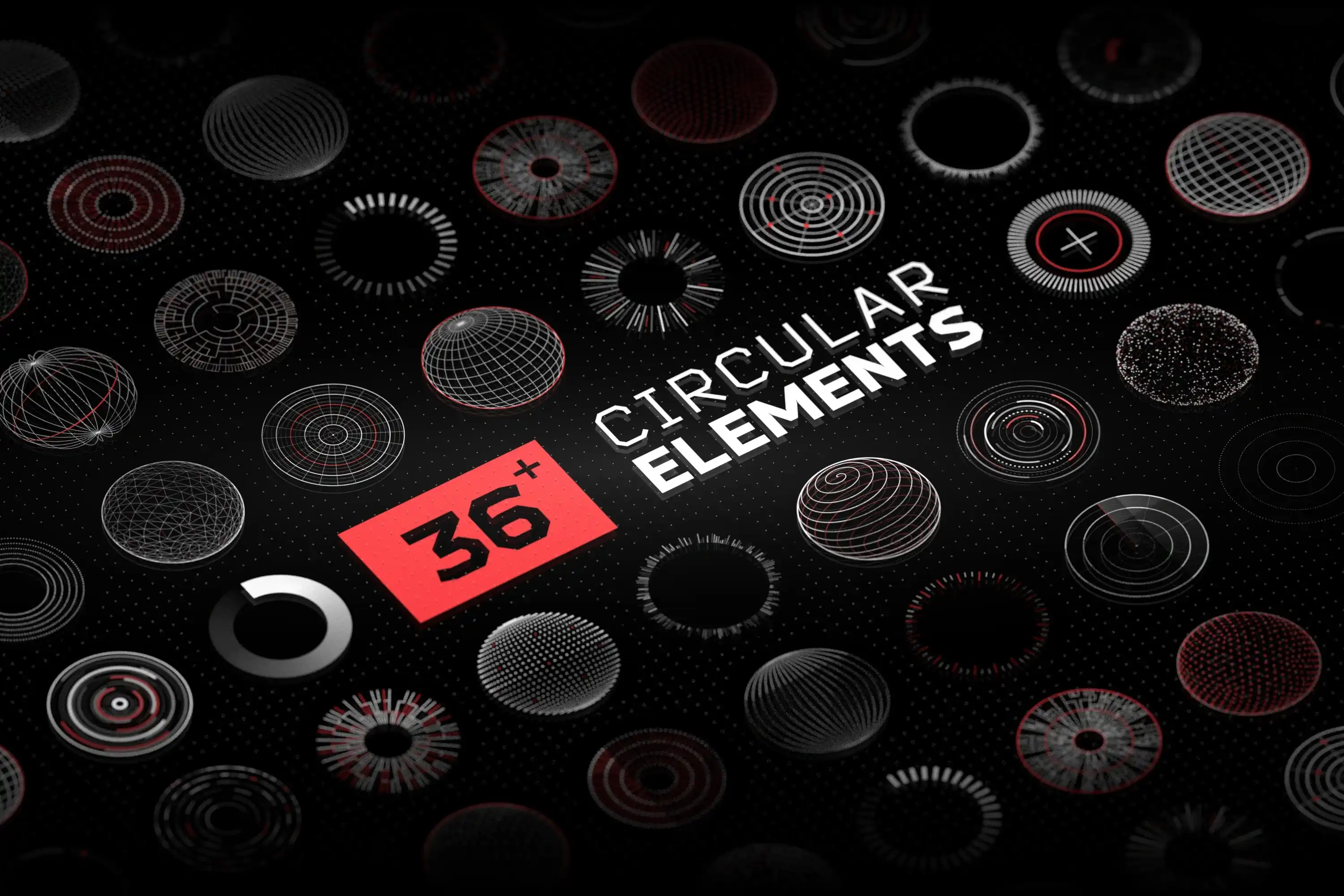 FUTURISTIC UI KIT - 200 DESIGN ELEMENTS Free Download