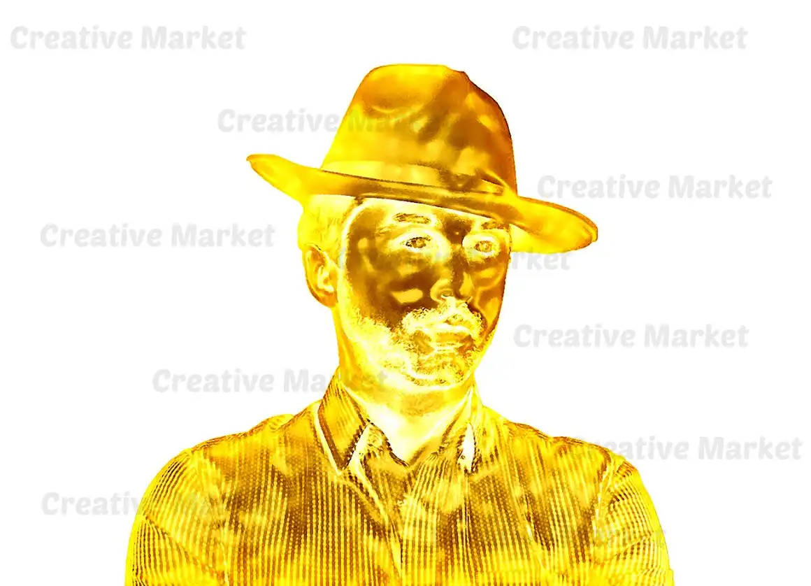Gold Statue Photoshop Action Free Download