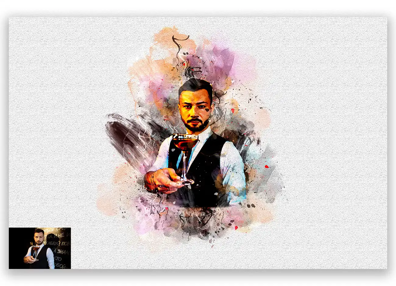 Hand Drawing Photoshop Action - Free Download