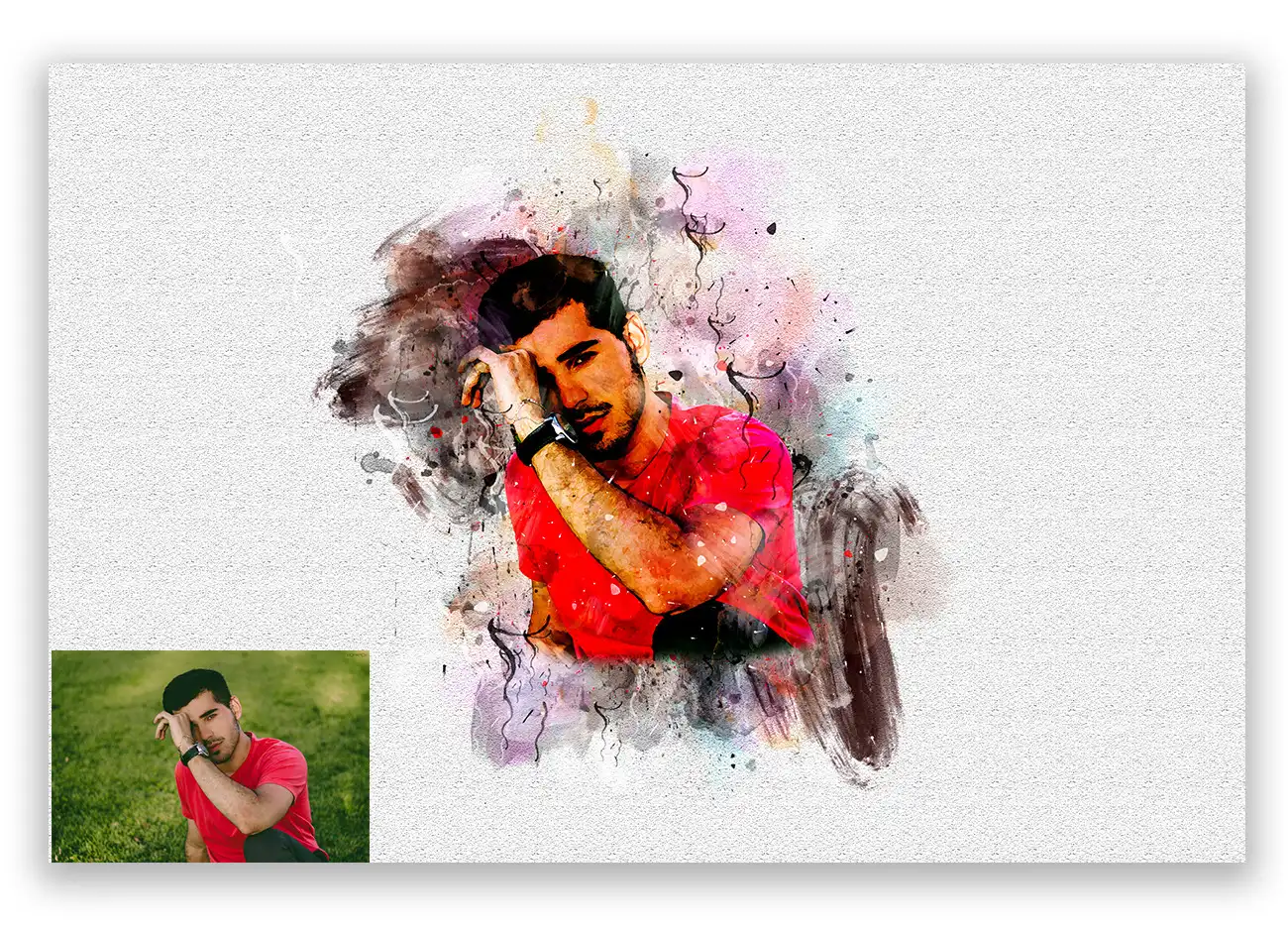 Hand Drawing Photoshop Action - Free Download