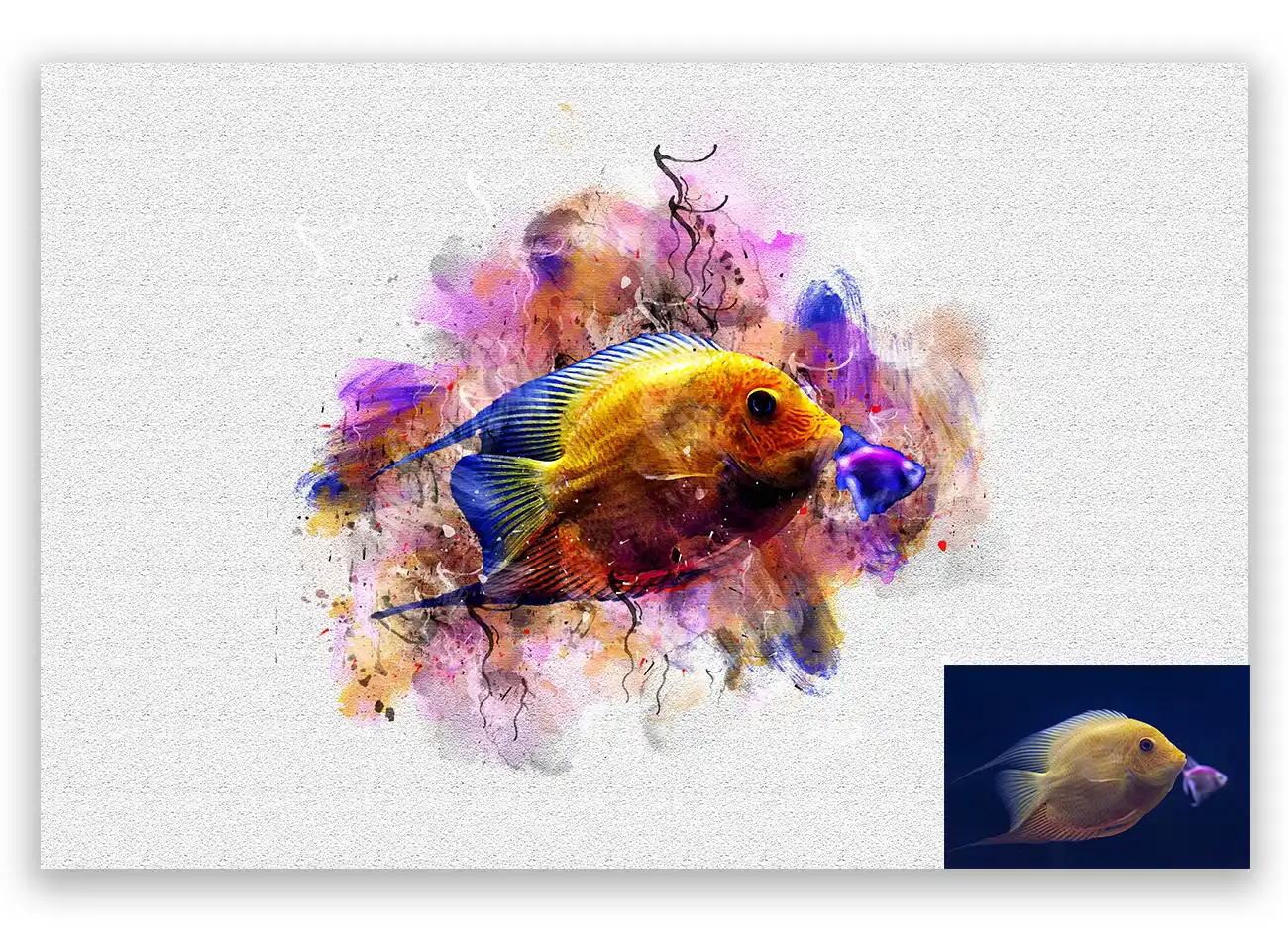 Hand Drawing Photoshop Action - Free Download