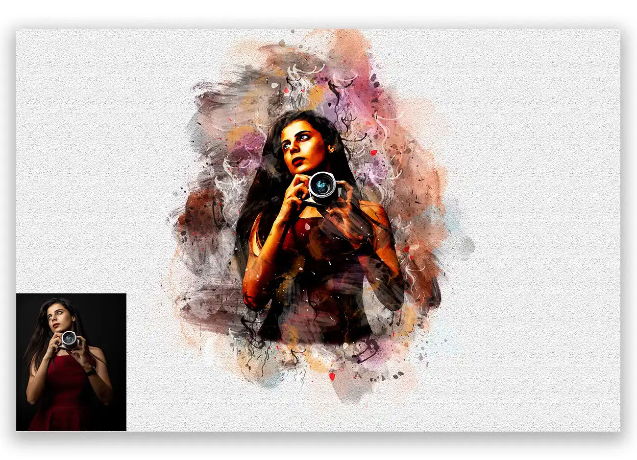 Hand Drawing Photoshop Action - Free Download