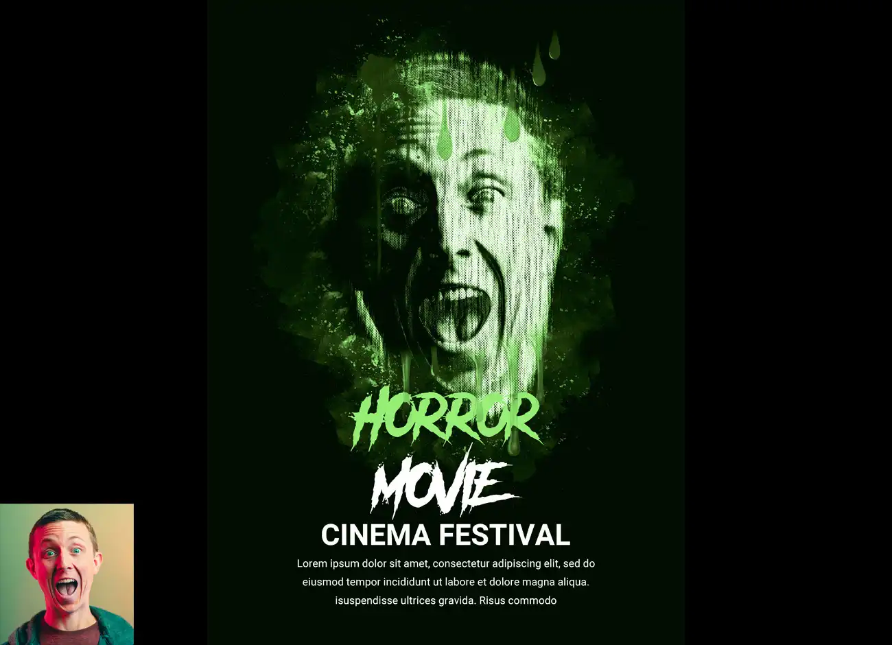 Horror Movie Poster Photoshop Action