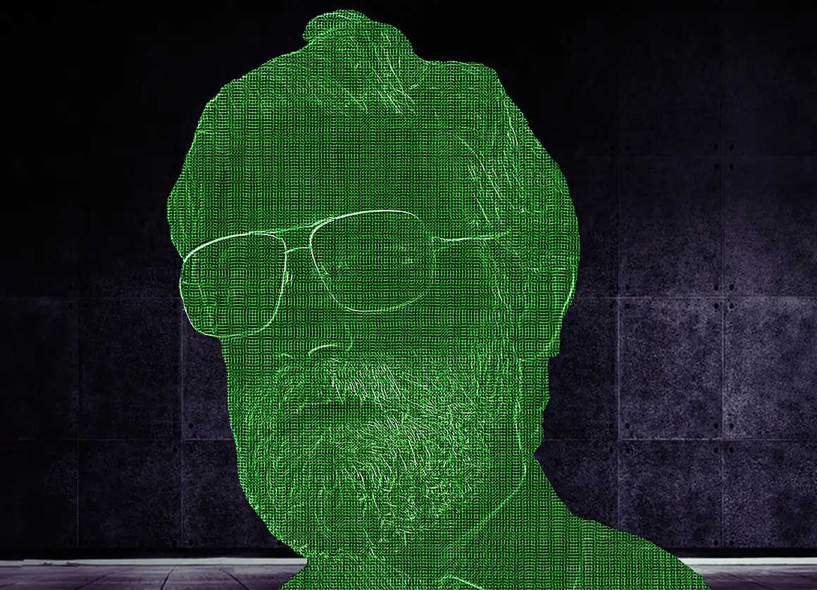 Laser Scan Photoshop Action - Free Download