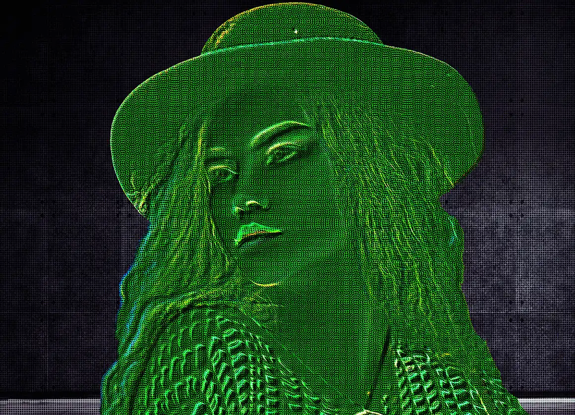 Laser Scan Photoshop Action - Free Download