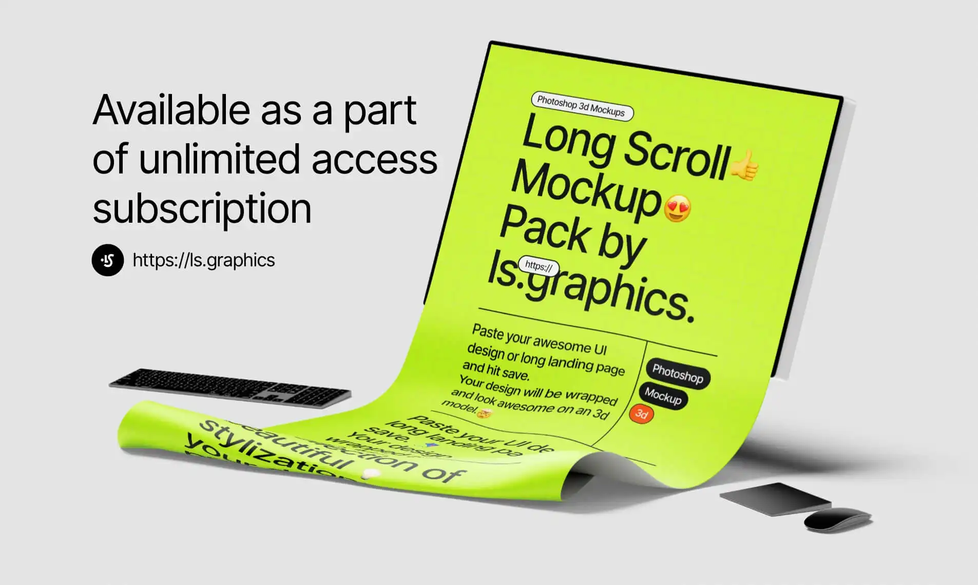 Long Scroll Mockups Free Download