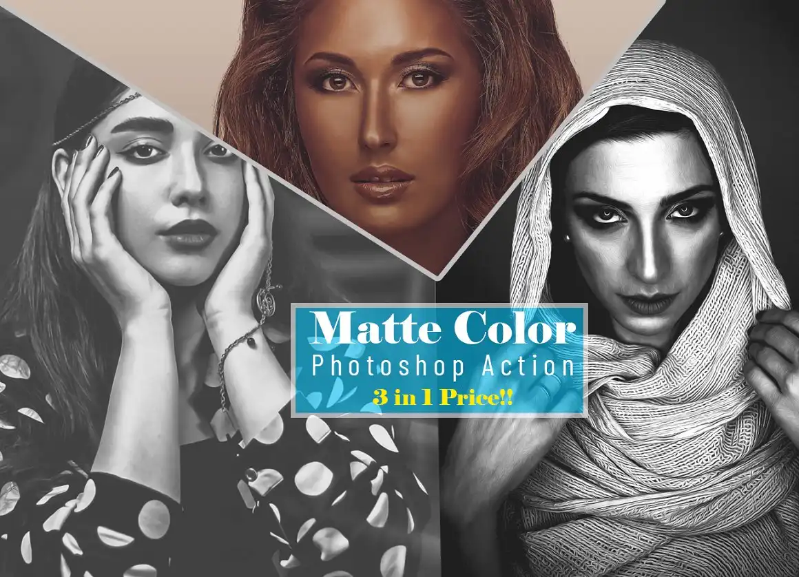 Matte Color Photoshop Action