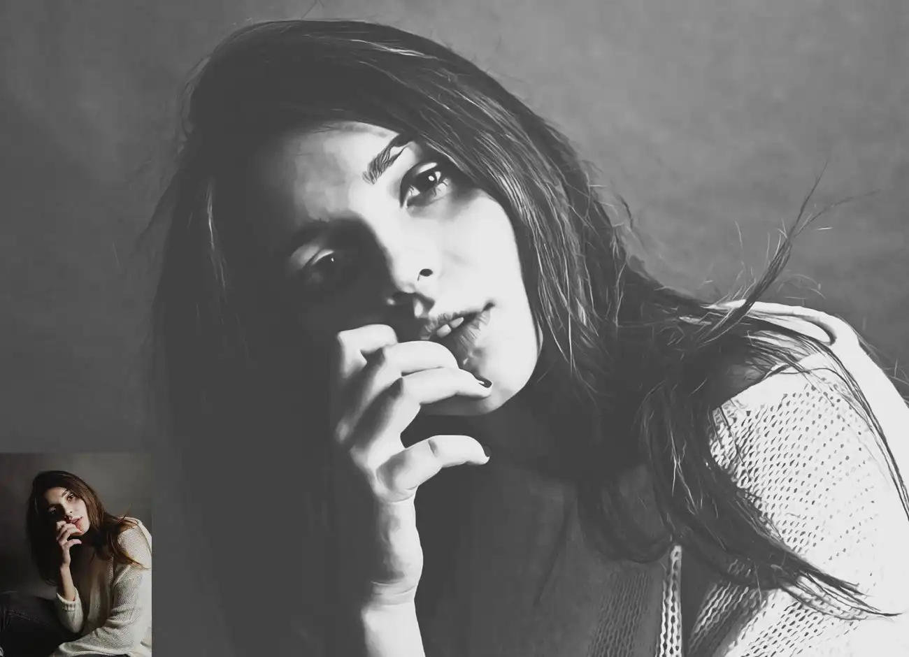 Matte Color Photoshop Action - Brushes Pack