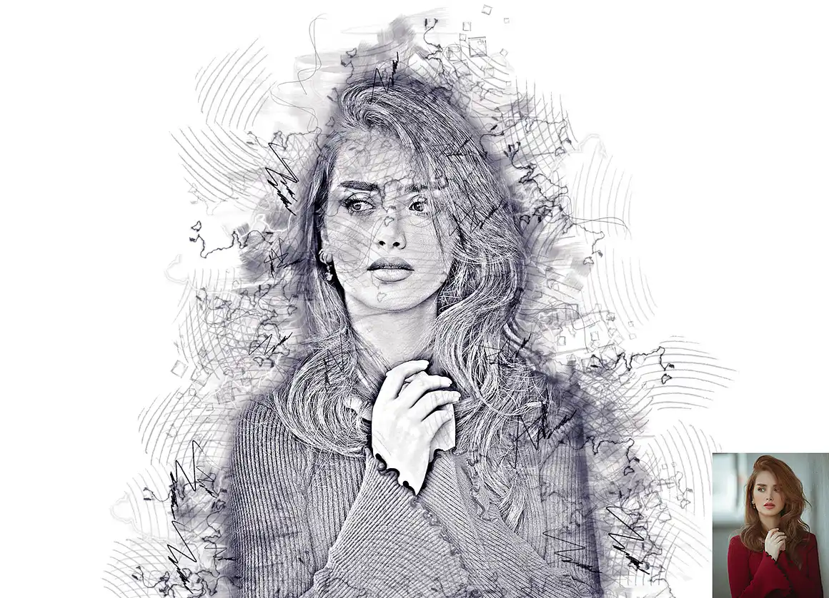 Multi Sketch Photoshop Action - Free Download