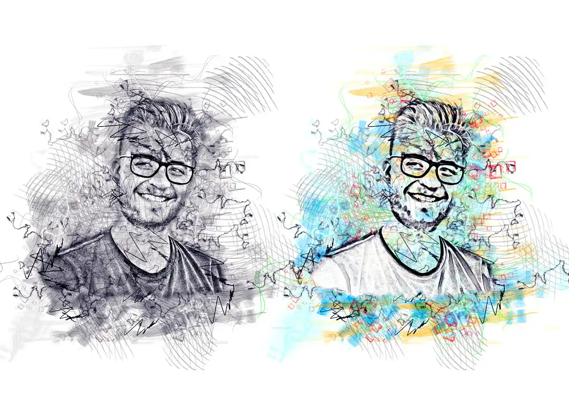 Multi Sketch Photoshop Action Free Download